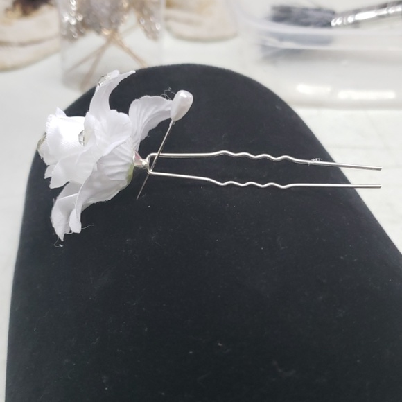 Accessories | Silk Rose Hair Pin New | Poshmark